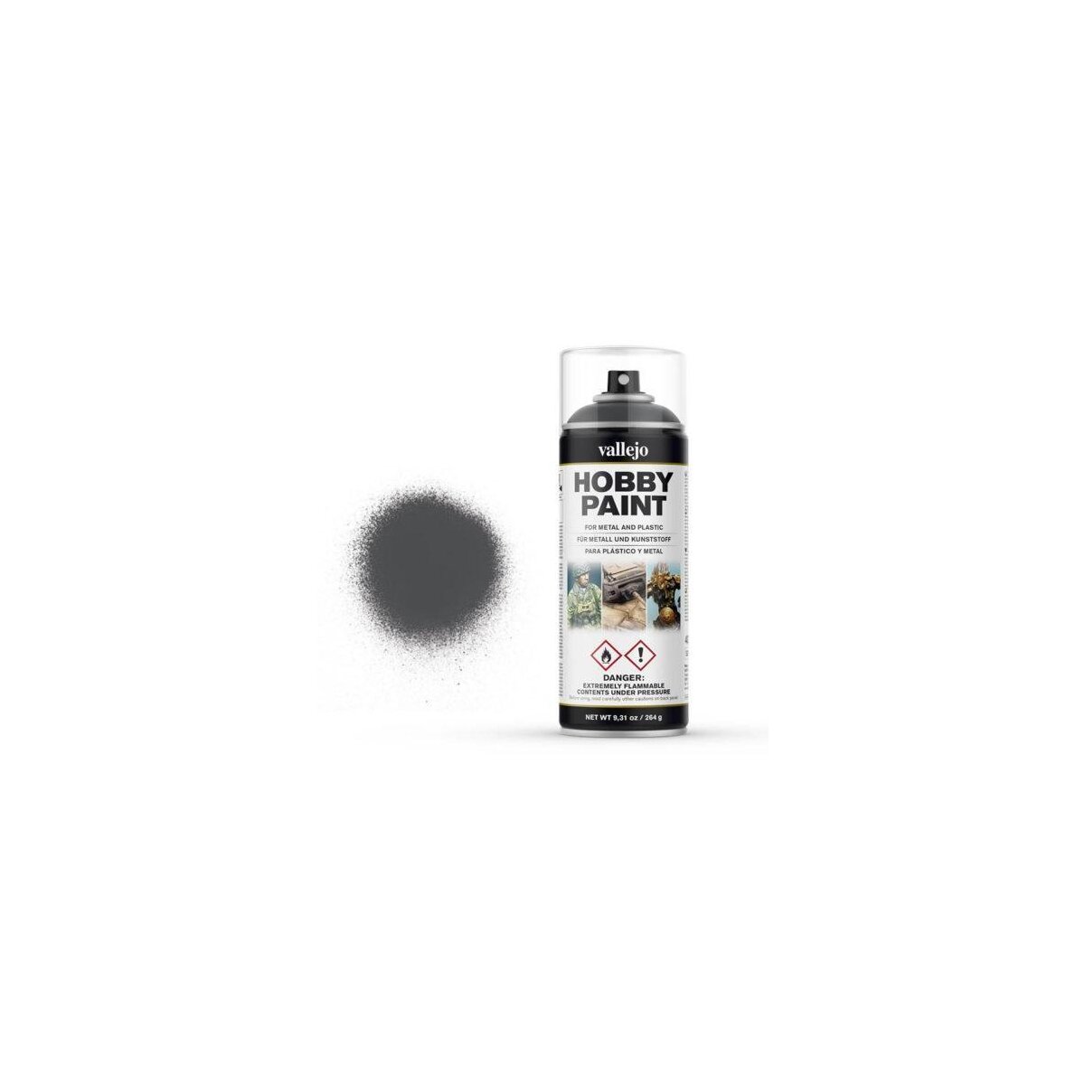 Hobby Paint Spray Panzer Grey 400ml - Vallejo - Modellbau - Der Table