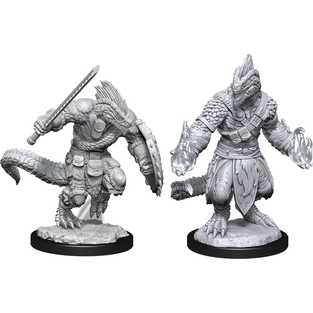 D&D Nolzur's Marvelous Miniatures: Lizardfolk Barbarian & Lizardfolk
